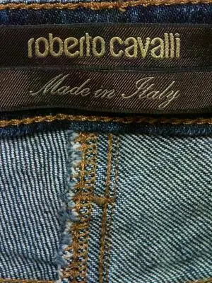 Roberto Cavalli Logo-patch Jeans