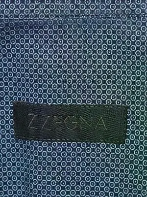 Zegna Patterned Cotton Shirt