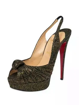 CHRISTIAN LOUBOUTIN 150mm Leather Slingback Pumps