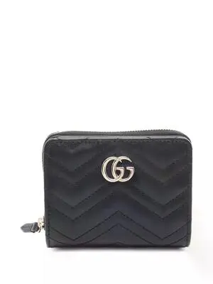 Gucci Gg Marmont Bi-fold Wallet - Black