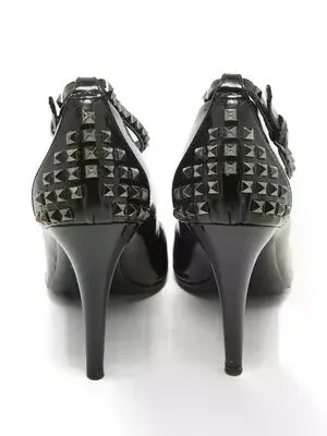 Burberry 100mm Studded Peep-toe Pumps