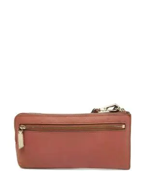Dkny Leather Zip Clutch