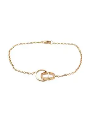 CARTIER 2010s 18k Rose Baby Love Bracelet - Gold