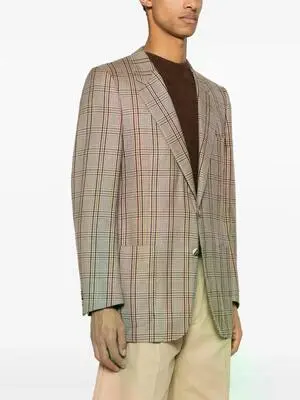 Dior 1970s Check-pattern Classic Blazer