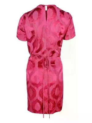ISABEL MARANT VINTAGE Vintage Servane Jacquard-wrap Mini Dress