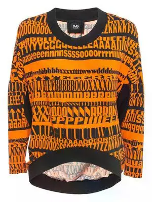 Dolce & Gabbana Text-print Sweatshirt