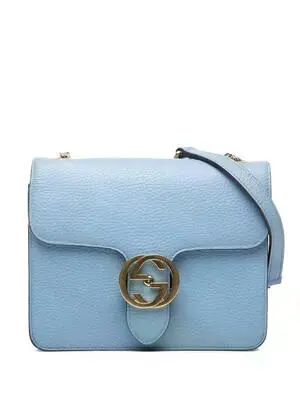 Gucci Small Interlocking G Crossbody Bag - Blue
