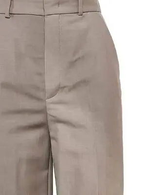 Fendi Folded-waist Tapered Trousers