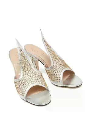 Gucci 90mm Embellished Sandals