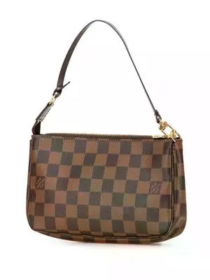 LOUIS VUITTON Pre-owned Damier Ebene Pochette Accessoires - Brown