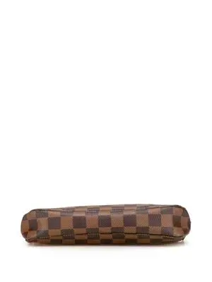 LOUIS VUITTON Pre-owned Damier Ebene Pochette Accessoires - Brown