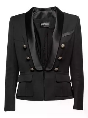 Balmain Structured-shoulder Blazer