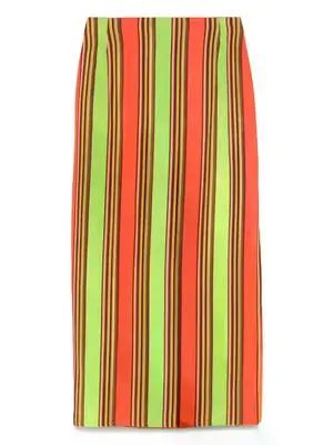 Versace Striped Skirts