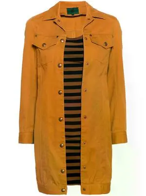 JEAN PAUL GAULTIER 1980s Layered Shirt Minidress - Orange