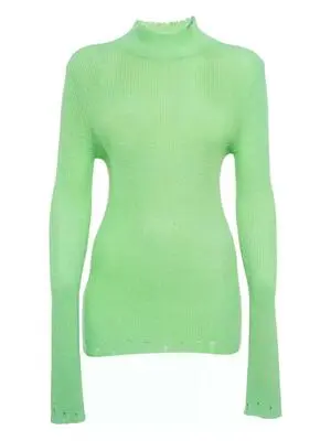 Les Reveries Ribbed Cashmere Turtleneck Sweater