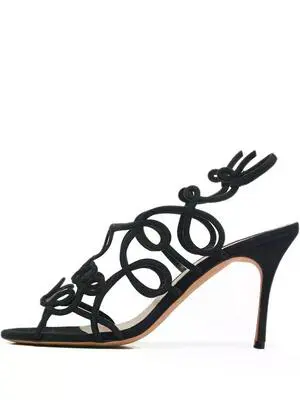 Manolo Blahnik Sculptural Sandals For Women