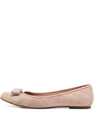 FERRAGAMO Leather Ballet Flats