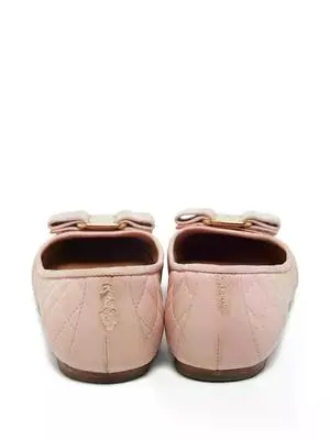 FERRAGAMO Leather Ballet Flats