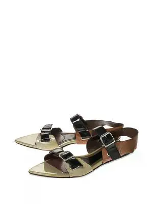 Marni Leather Buckle Sandals