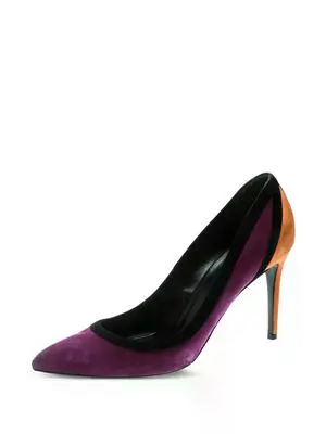 Gucci 100mm Suede Heeled Pumps