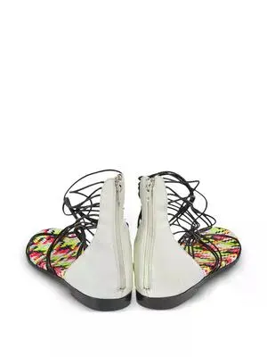 CHRISTIAN LOUBOUTIN Leather Flat Sandals