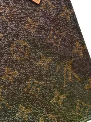 LOUIS VUITTON Monogram Petite Sac Tote Bag - Brown
