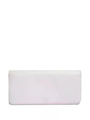 Celine Leather Flap Wallet - Pink