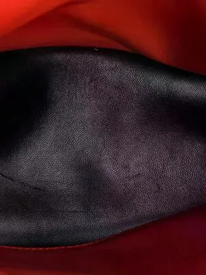 Loewe Barcelona Leather Shoulder Bag - Red