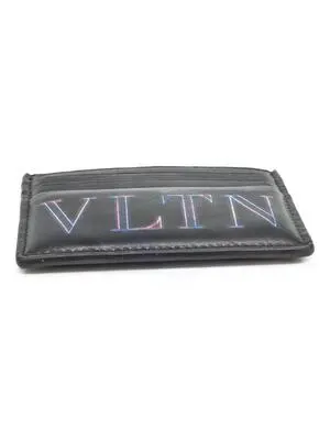 Valentino Garavani Leather Logo Card Holder