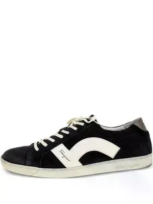 FERRAGAMO Suede Sneakers - Black