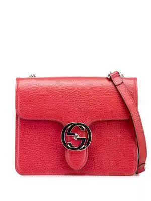 Gucci Interlocking G Crossbody Bag - Red