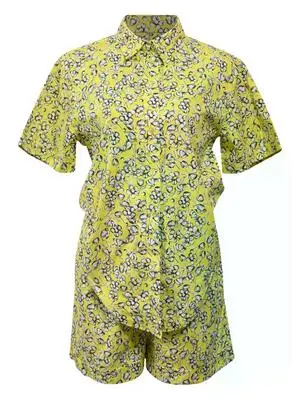 Women's Yellow Printed Shirts