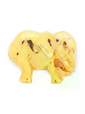 Hermès Elephant-shaped Brooch - Gold