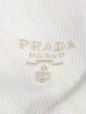 Prada 2010s Ribbed Cotton Cardigan