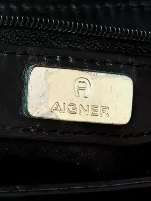 AIGNER Monogram Pattern Shoulder Bag