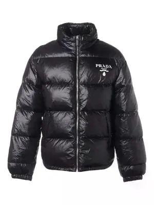 Prada 2022 Logo-detail Down Jacket