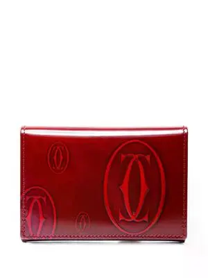 CARTIER 2000s Happy Birthday Card Holder - Red
