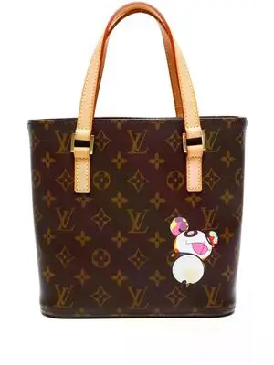 LOUIS VUITTON X Takashi Murakami 2004 Panda Vavin Pm Monogram Tote Bag