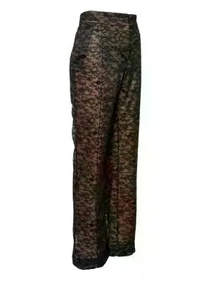 Valentino Garavani Lace Overlay Trousers