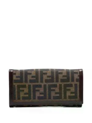 Fendi 1990-2000 Zucca Wallet - Brown