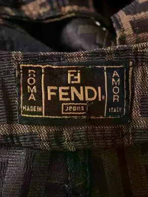 Fendi 1980-1990 Zucca Skirt