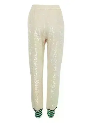 Gucci Sequin Embellished Drawstring Trousers
