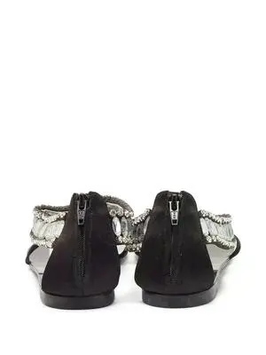 GIUSEPPE ZANOTTI Embellished Thong Sandals