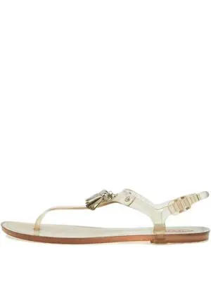 TOD'S Tassel-embellished Sandals - Neutrals