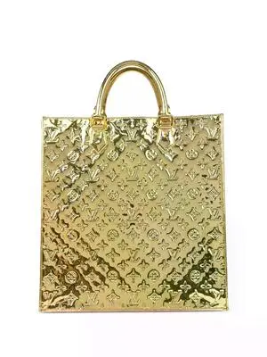 LOUIS VUITTON 2009 Sac Plat Tote Bag - Gold