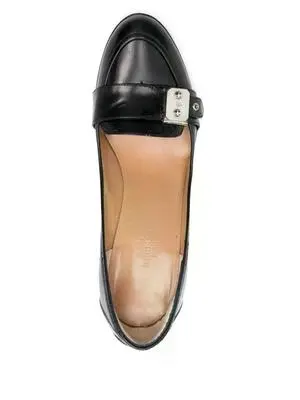 Hermès 2000s 90mm Leather Pumps