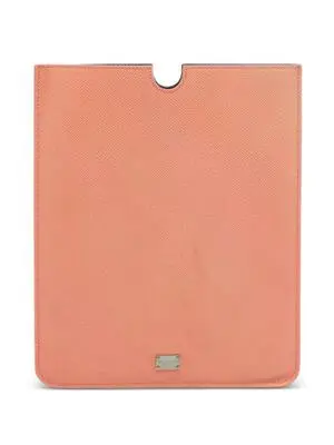 Dolce & Gabbana Leather Ipad Case - Orange
