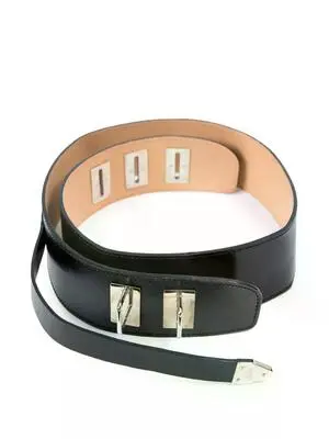 Jean Paul Gaultier 2000s Leather Belt - Black