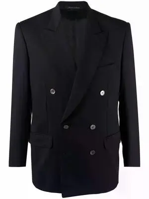 Pierre Cardin 1990s Double-breasted Wool Blazer