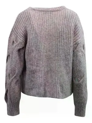 Simkhai Cable-knit Pocket Cardigan